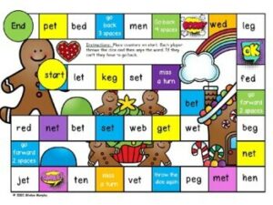 Gingerbread game - Made By Teachers