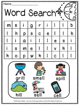 ILL and ELL word searches - Made By Teachers