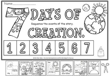 days of creation | Made By Teachers
