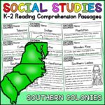 Southern Colonies Social Studies Reading Comprehension Passages K-2 ...