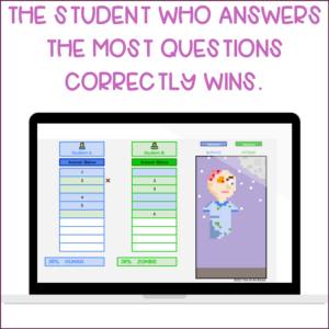 Identifying Verbs Self-Checking Digital Pixel Art Game Humans vs ...