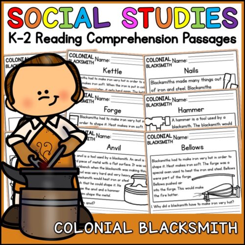 US Congress Social Studies Reading Comprehension Passages K-2 | Made By ...