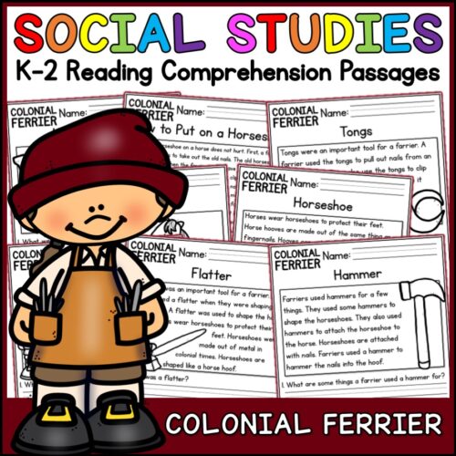 Colonial Homes Social Studies Reading Comprehension Passages K-2 | Made By Teachers