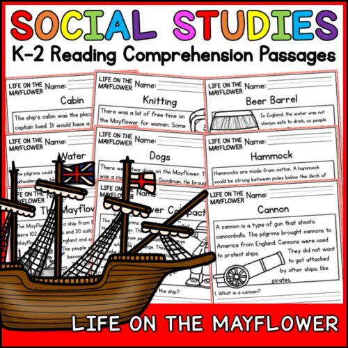 Colonial Woodworking Social Studies Reading Comprehension Passages K-2 ...