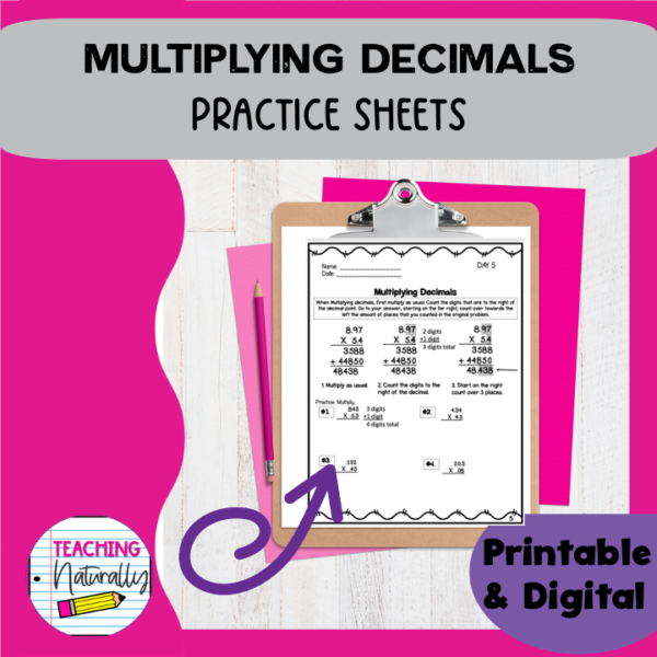 Multiplying Decimals - Made By Teachers