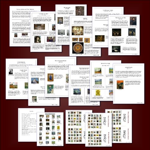 Famous Artists & Artwork - Art Appreciation / Art History Unit Study ...