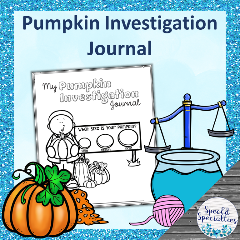 Pumpkin Investigation Journal: Adapted & Differentiated | Made By Teachers