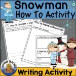 Snowman How To Writing Activities | Made By Teachers