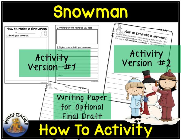 Snowman How To Writing Activities | Made By Teachers