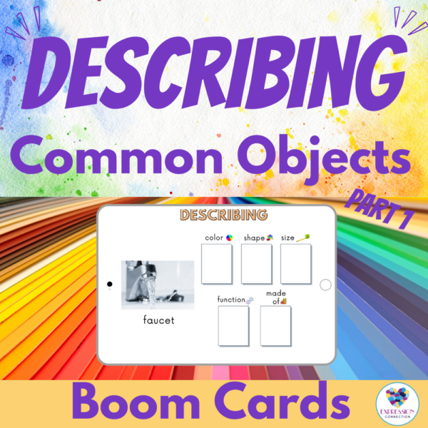 Describing Familiar Objects By Attributes Boom Cards Pt 1 - Made By ...