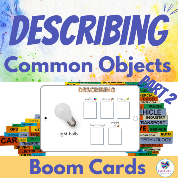 Describing Familiar Objects By Attributes-Boom Cards Pt 2 | Made By ...
