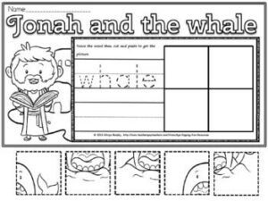 Jonah and the whale sorting - Made By Teachers
