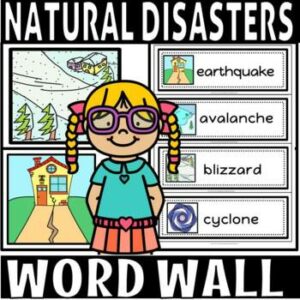 Natural disasters word wall - Made By Teachers