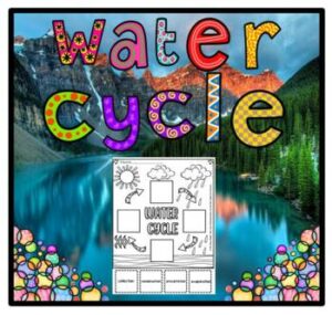 Water cycle cut and paste | Made By Teachers
