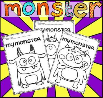 Monster booklet - Made By Teachers