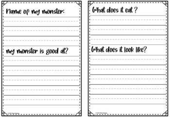 Monster booklet - Made By Teachers