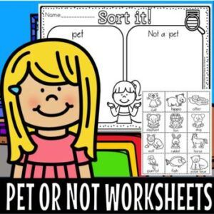 Pet or not a pet worksheets | Made By Teachers