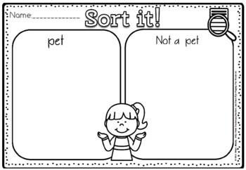 Pet or not a pet worksheets | Made By Teachers