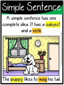Simple sentence posters - Made By Teachers