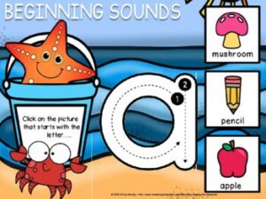 Alphabet beginning sound Game | Made By Teachers
