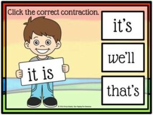 contractions Powerpoint game - Made By Teachers