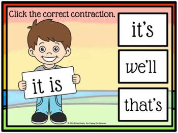 contractions Powerpoint game - Made By Teachers