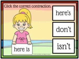 contractions Powerpoint game - Made By Teachers