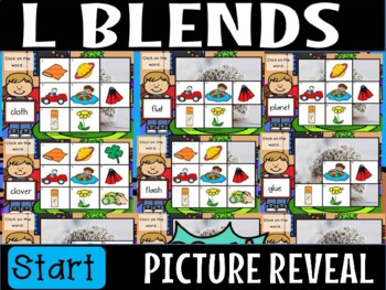 L blends POWERPOINT game and pdf | Made By Teachers
