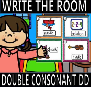 Double consonant DD and BB write the room | Made By Teachers