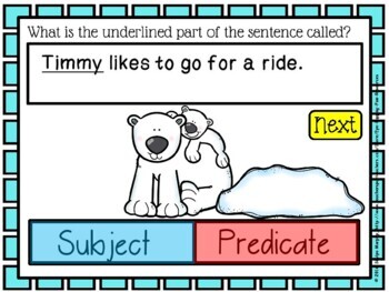 Subject or predicate powerpoint | Made By Teachers