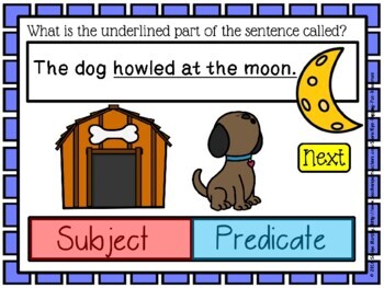 Subject or predicate powerpoint | Made By Teachers