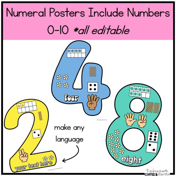 Numbers Posters 1-20 and More! - Made By Teachers