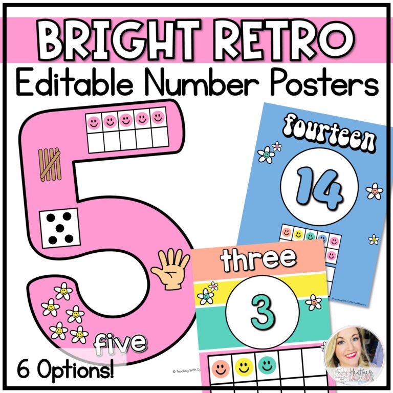 Numbers Posters 1-20 and More! | Made By Teachers