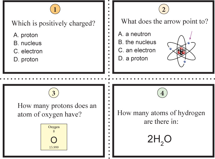 Atoms, Elements, and Molecules Task Cards | Made By Teachers