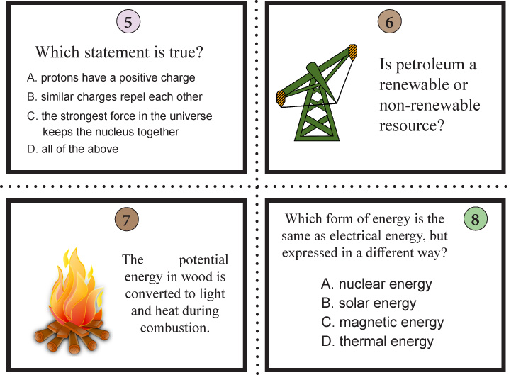 Energy Science Task Cards - Made By Teachers