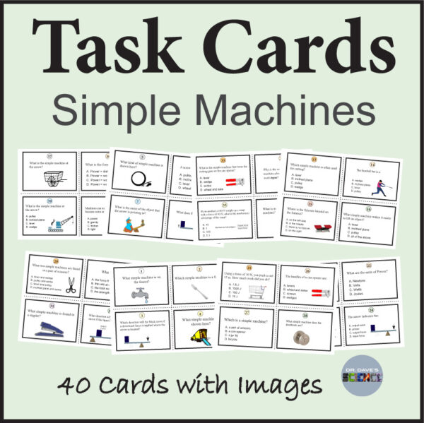 Simple Machine Science Task Cards - Made By Teachers