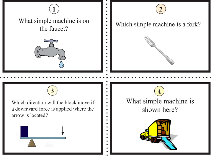 Simple Machine Science Task Cards - Made By Teachers
