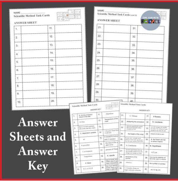 Scientific Method Task Cards Science Task Cards - Made By Teachers