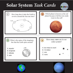 Solar System Task Cards - Made By Teachers