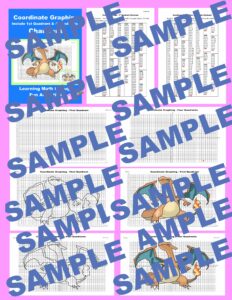 Pokemon Coordinate Plane Graphing Picture: Pokemon Bundle 5 in 1 - Made ...
