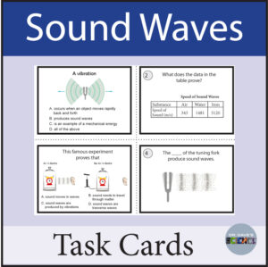 Sound Task Cards Science Sound Wave Activity - Made By Teachers