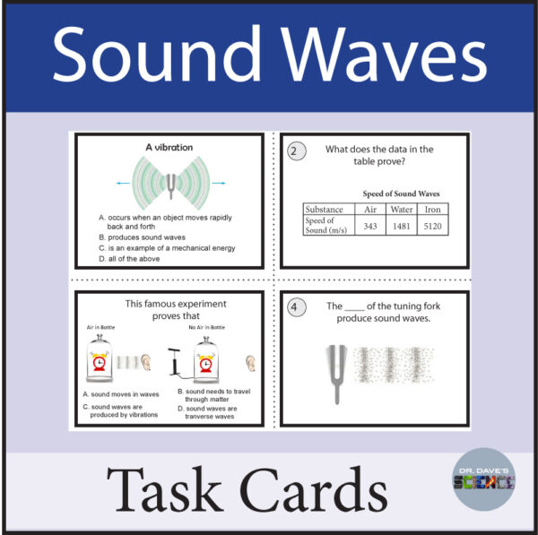 Sound Task Cards Science Sound Wave Activity - Made By Teachers