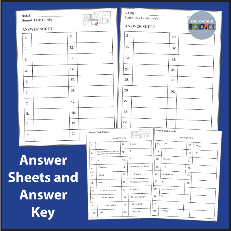 Sound Task Cards Science Sound Wave Activity - Made By Teachers