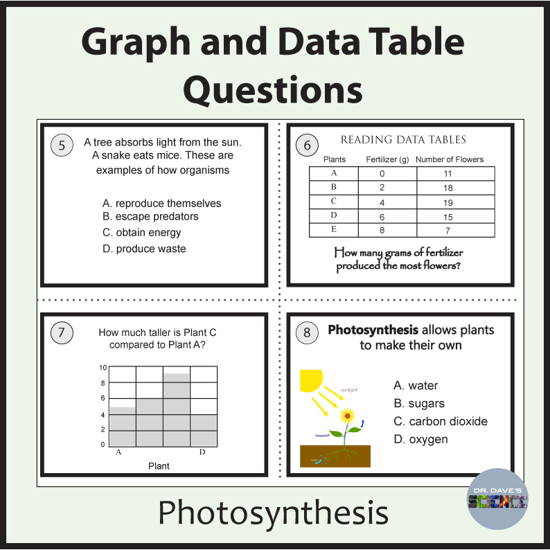 Plants and Parts of Plants Photosynthesis Task Cards | Made By Teachers