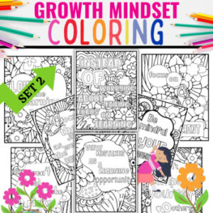 Growth Mindset Coloring Pages | Positive Affirmations For Kids. - Made ...