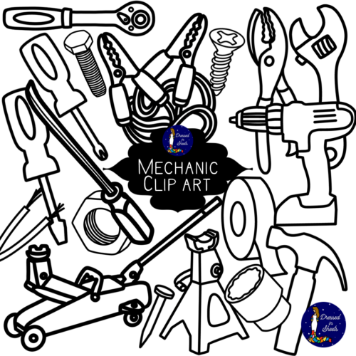 Mechanic Tools Clip Art | Made By Teachers