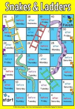 Days of the week game - Made By Teachers