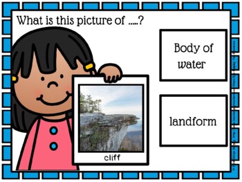 Landforms and bodies of water powerpoint game | Made By Teachers