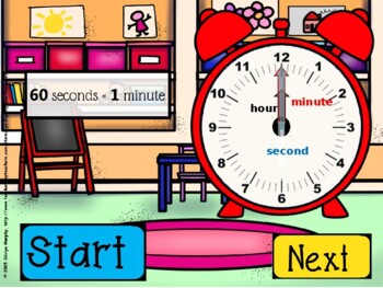Time, minutes hours and seconds - Made By Teachers