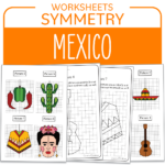 Hispanic Heritage Month - Mexico Math Symmetry and Coloring | Made By ...